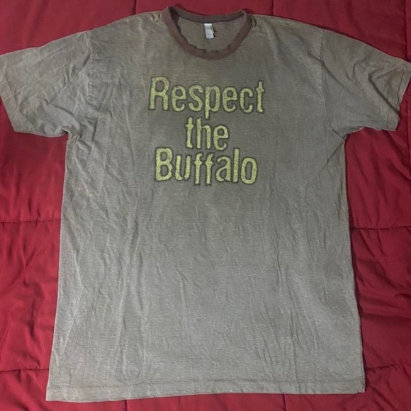 Shirts | Vintage Single Stitch Respect The Buffalo T Shirt | Poshmark